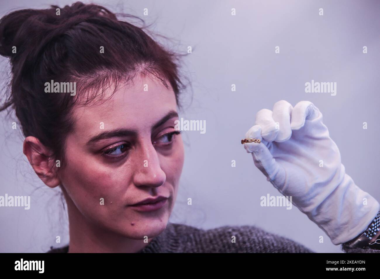 Londres Royaume Uni 11 Novembre 2022 Le Lady Brook Bague Médiévale De