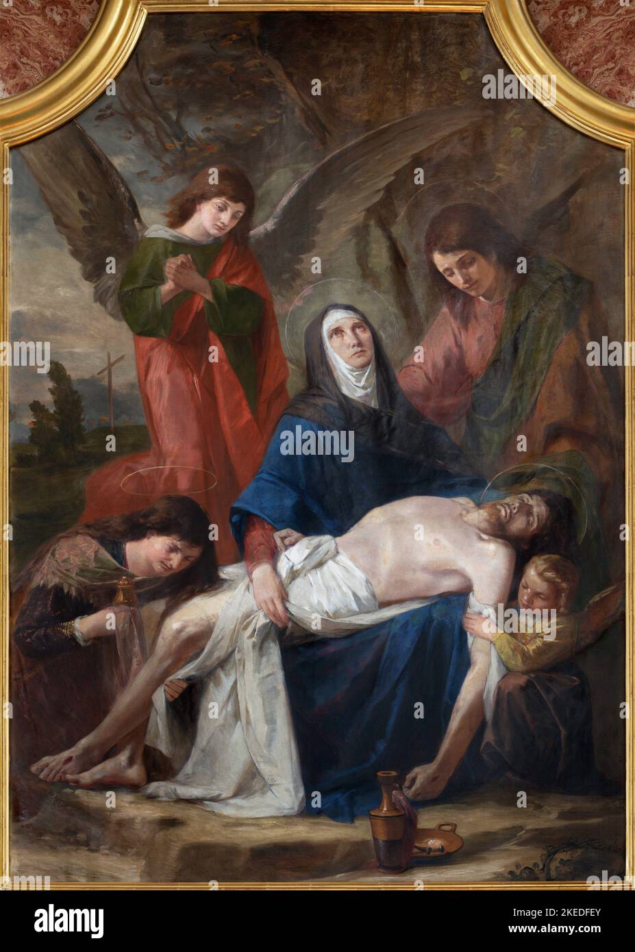 Pieta jesus christ painting Banque de photographies et d’images à haute ...