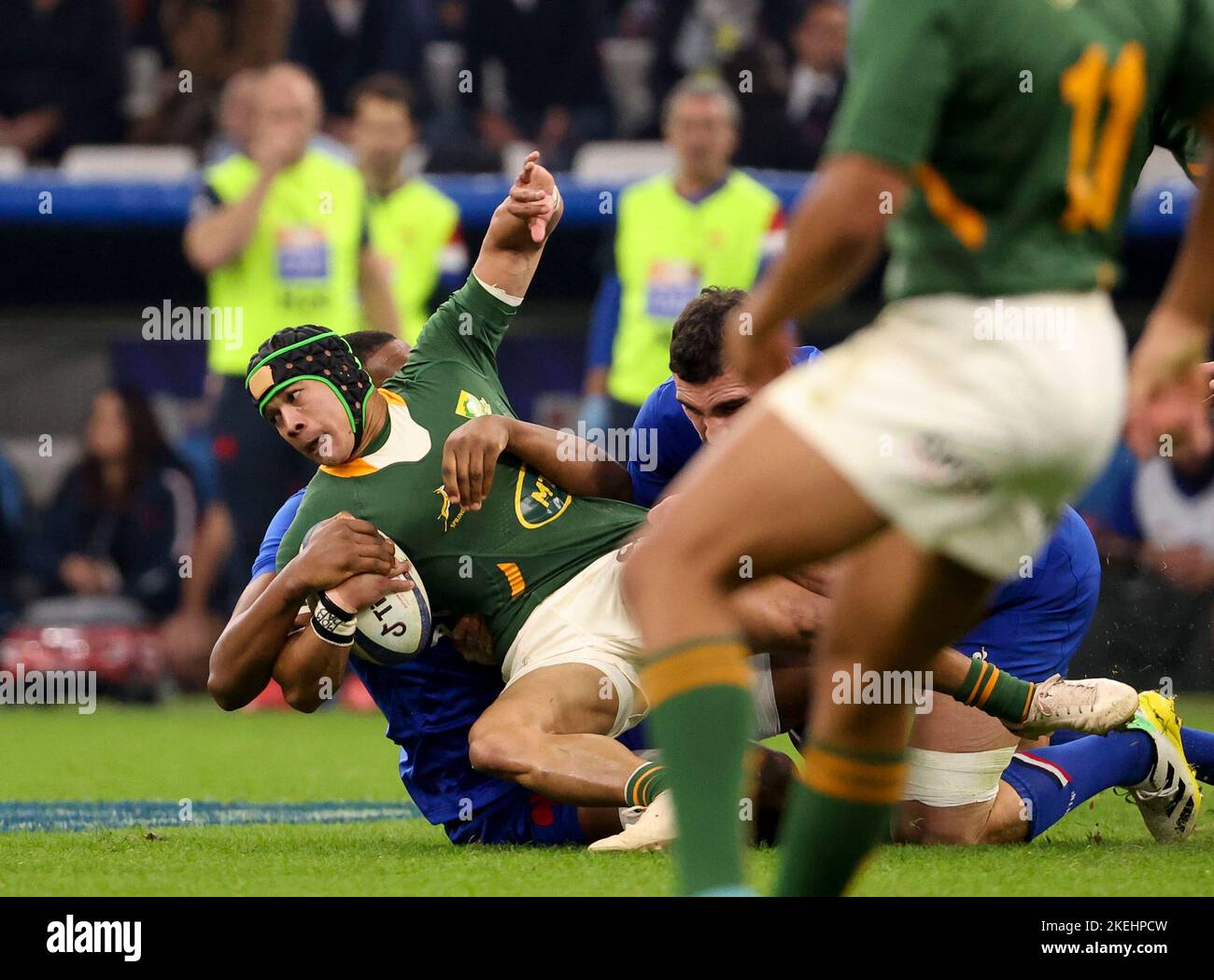 Cheslin Kolbe d'Afrique du Sud lors de la série des Nations d'automne ...