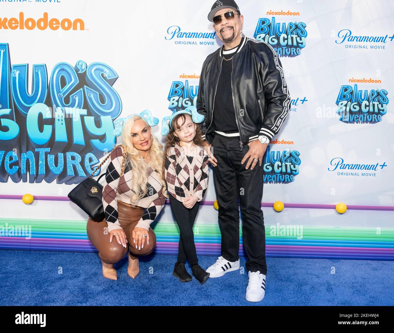 Coco Austin, Chanel Nicole Male et Ice-T assistent à la première de ...