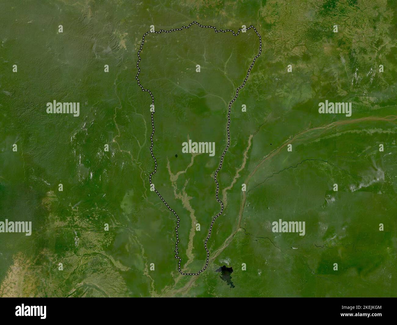 Congo brazzaville map likouala Banque de photographies et d’images à ...