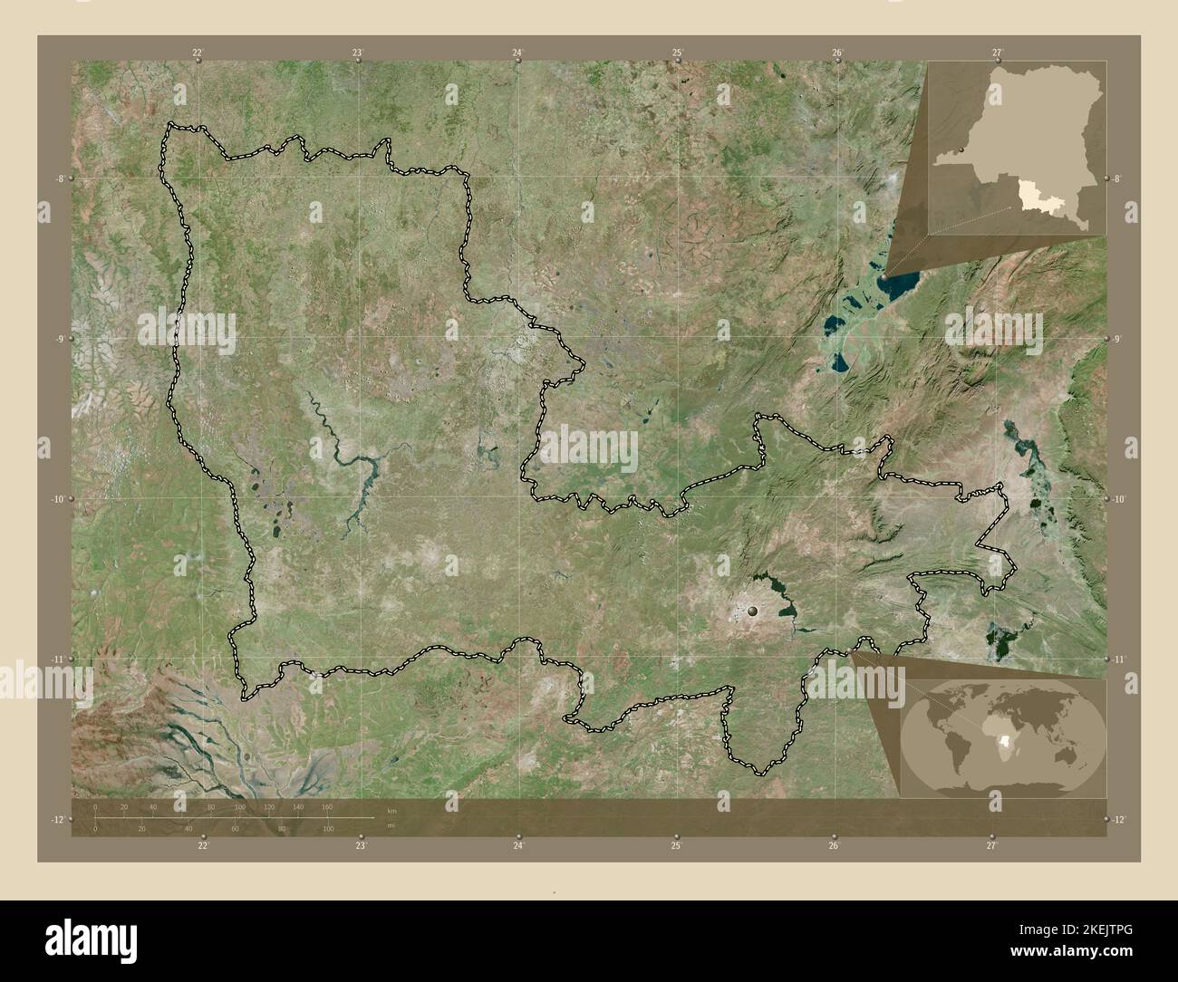 Lualaba, province de la République démocratique du Congo. Carte ... Lualaba, province de la République démocratique du Congo. Carte ...