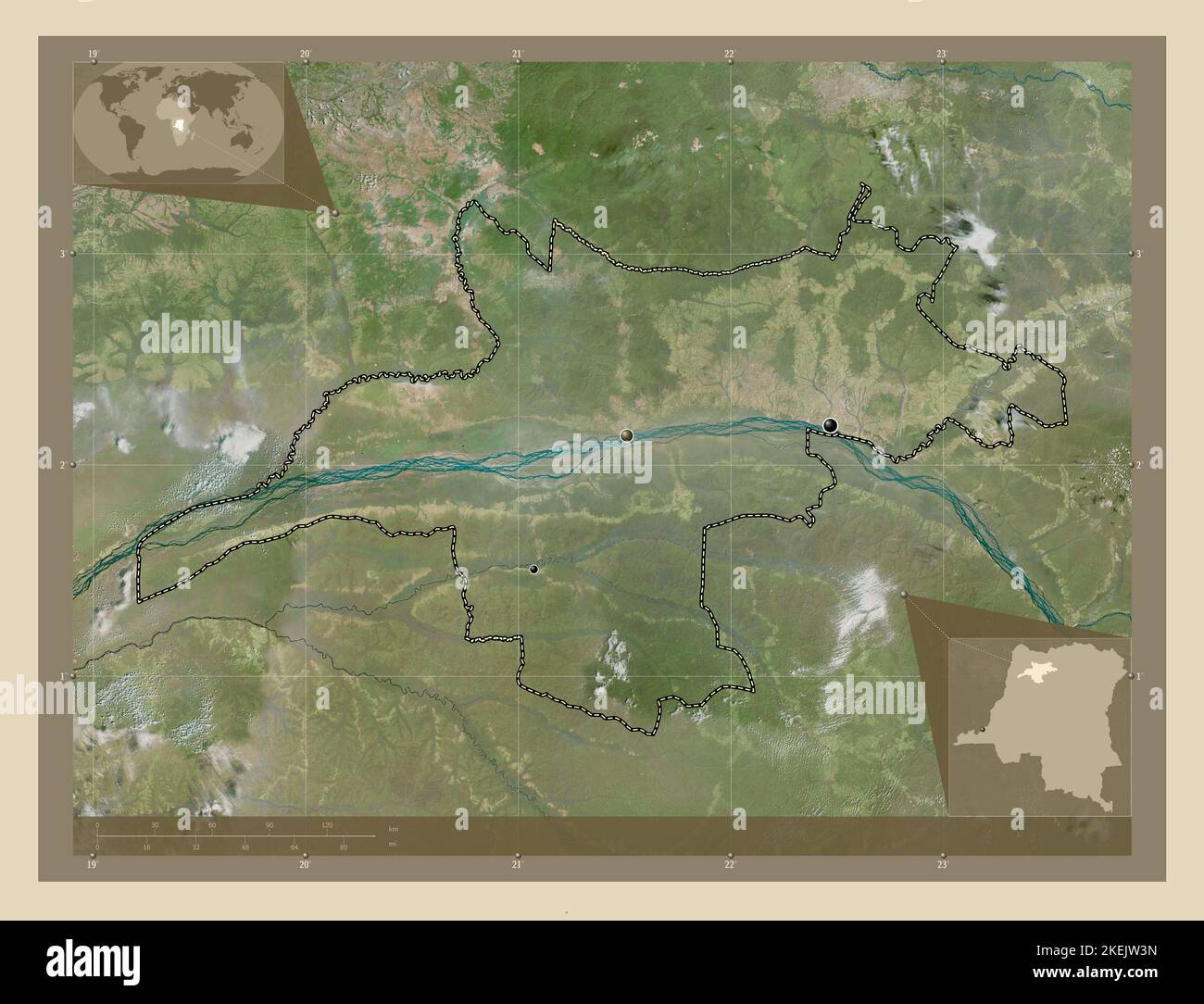 Mongala, province de la République démocratique du Congo. Carte ... Mongala, province de la République démocratique du Congo. Carte ...