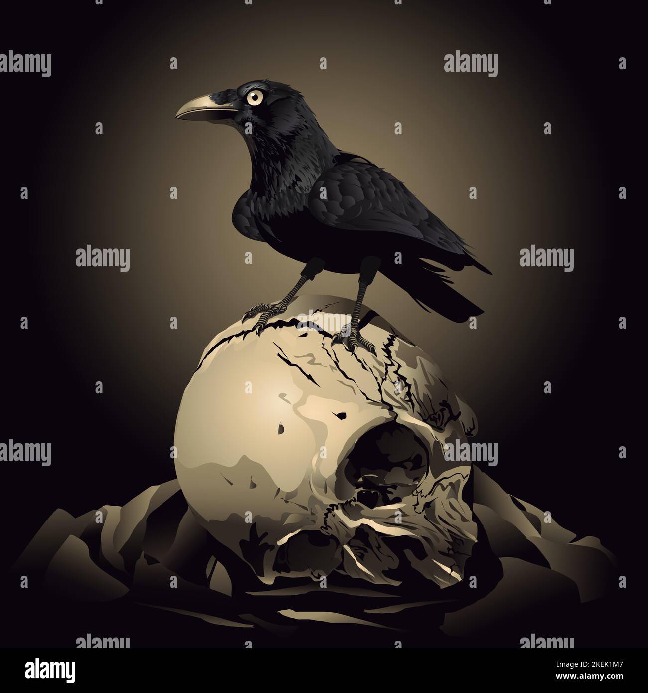 Vintage crane Banque d'images vectorielles - Alamy