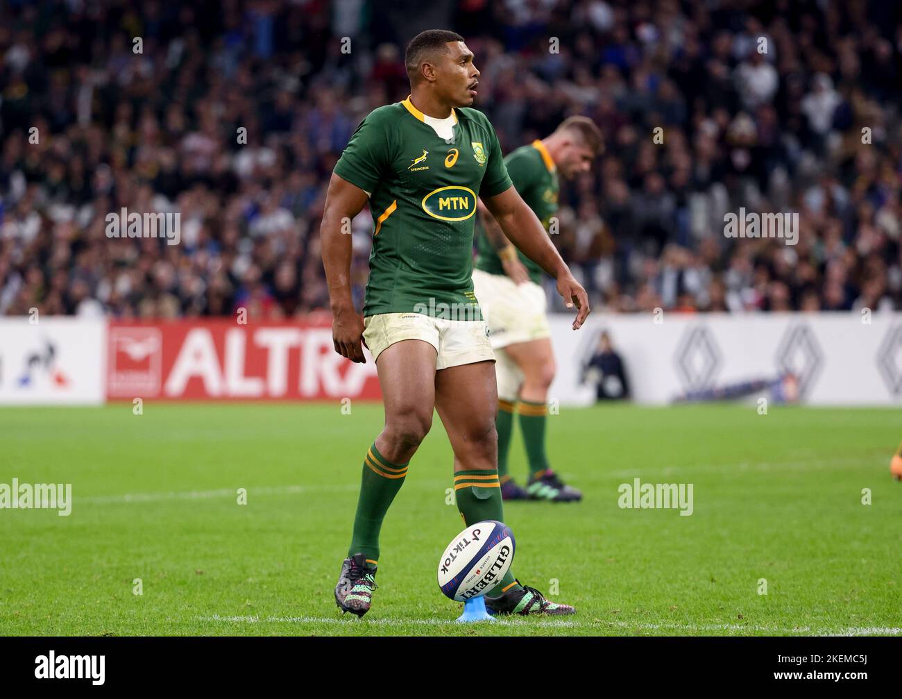 Damian Willemse d'Afrique du Sud lors de la série des Nations d'automne ...