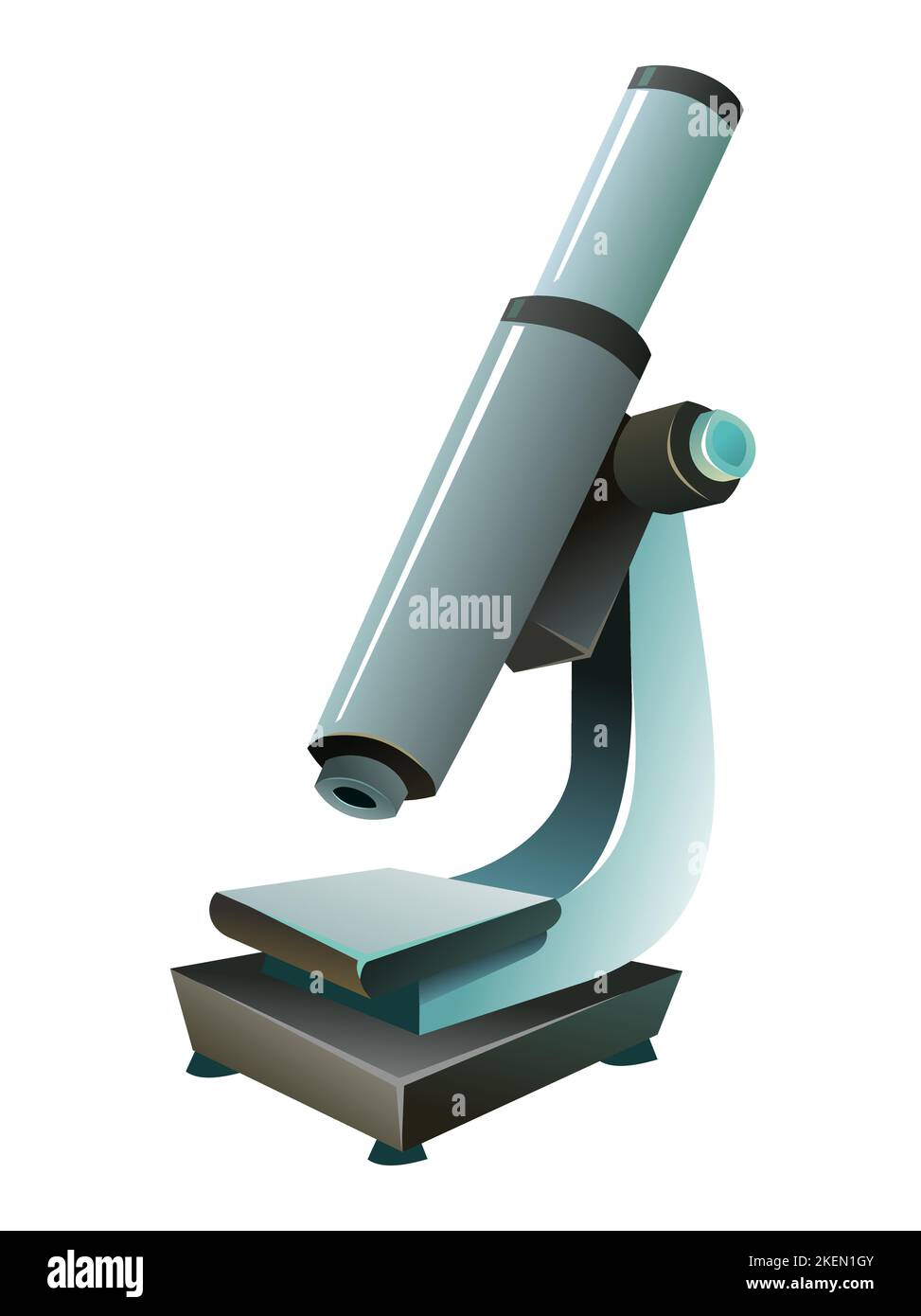 Microscope scientifique. Equipement d'agrandissement. Étude et ...