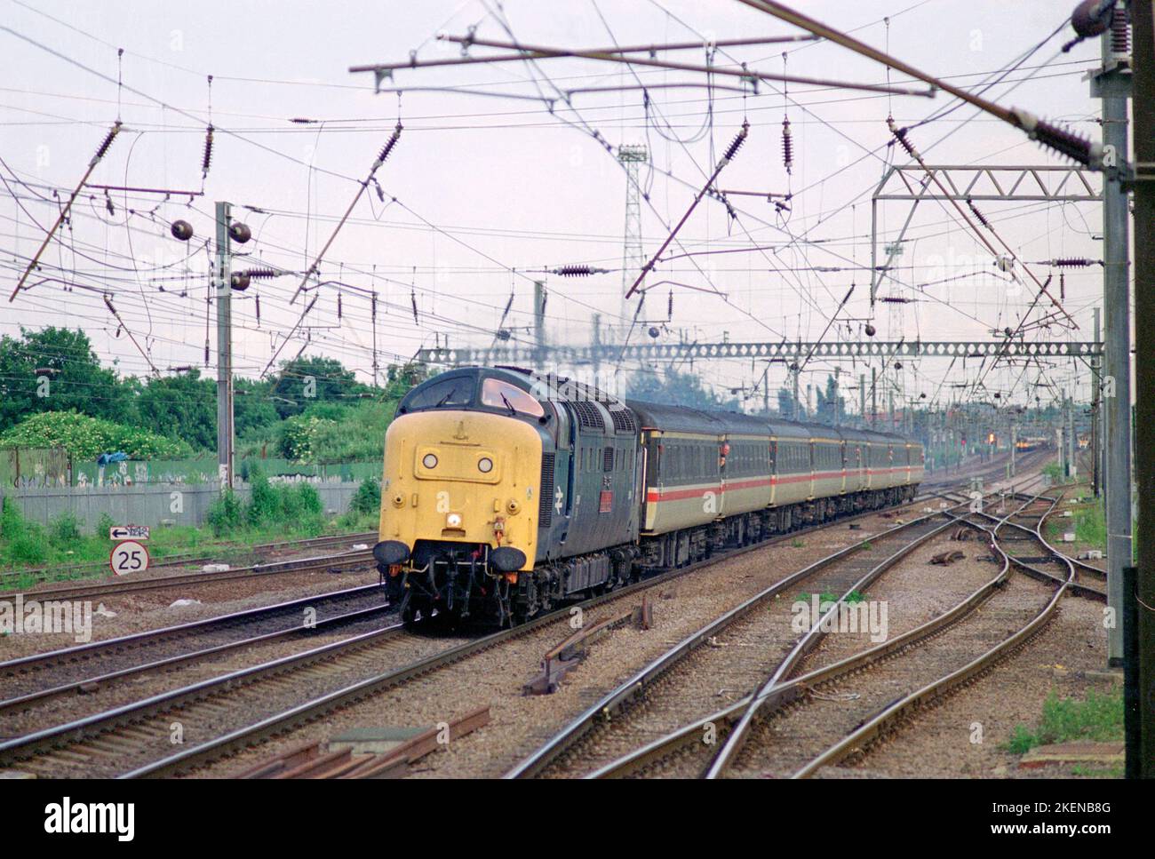 Locomotive diesel classe 55 Banque de photographies et d’images à haute ...