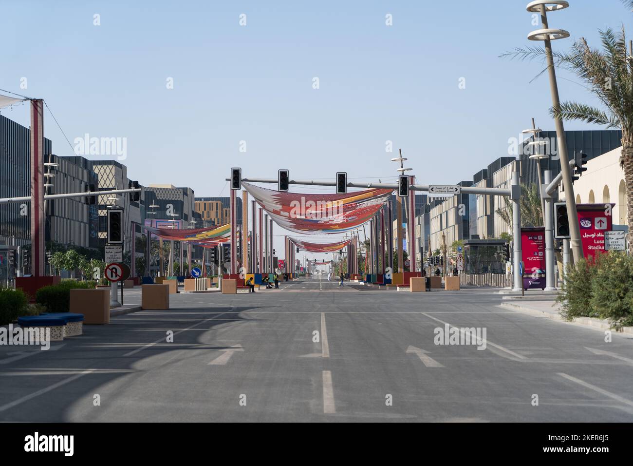 Boulevard commercial de lusail Banque de photographies et d’images à haute résolution - Alamy