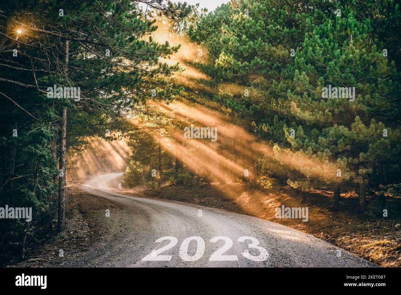 Nouvelle année 2023 paysage Banque de photographies et d’images à haute résolution - Alamy