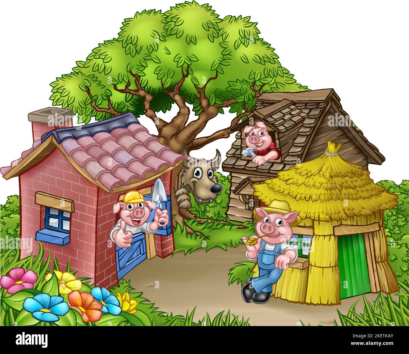 Three little pigs Banque de photographies et d’images à haute ...