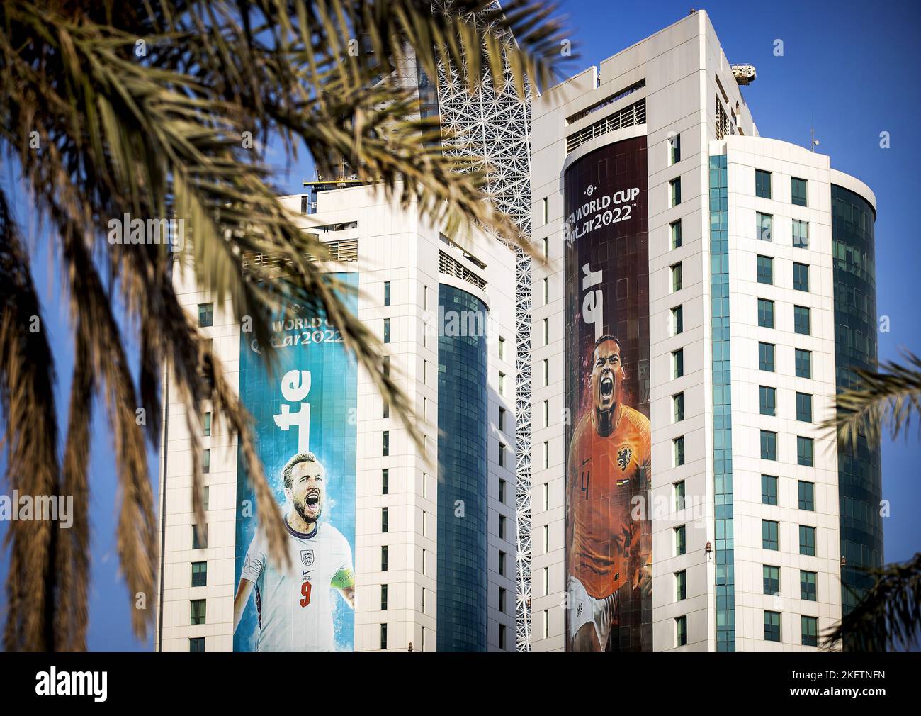 2022-11-14 12:48:30 DOHA - Images de Virgile van Dijk et Harry Kane (L ...