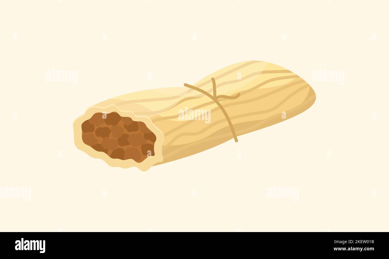 Dessin Animé De Manger Des Tamales