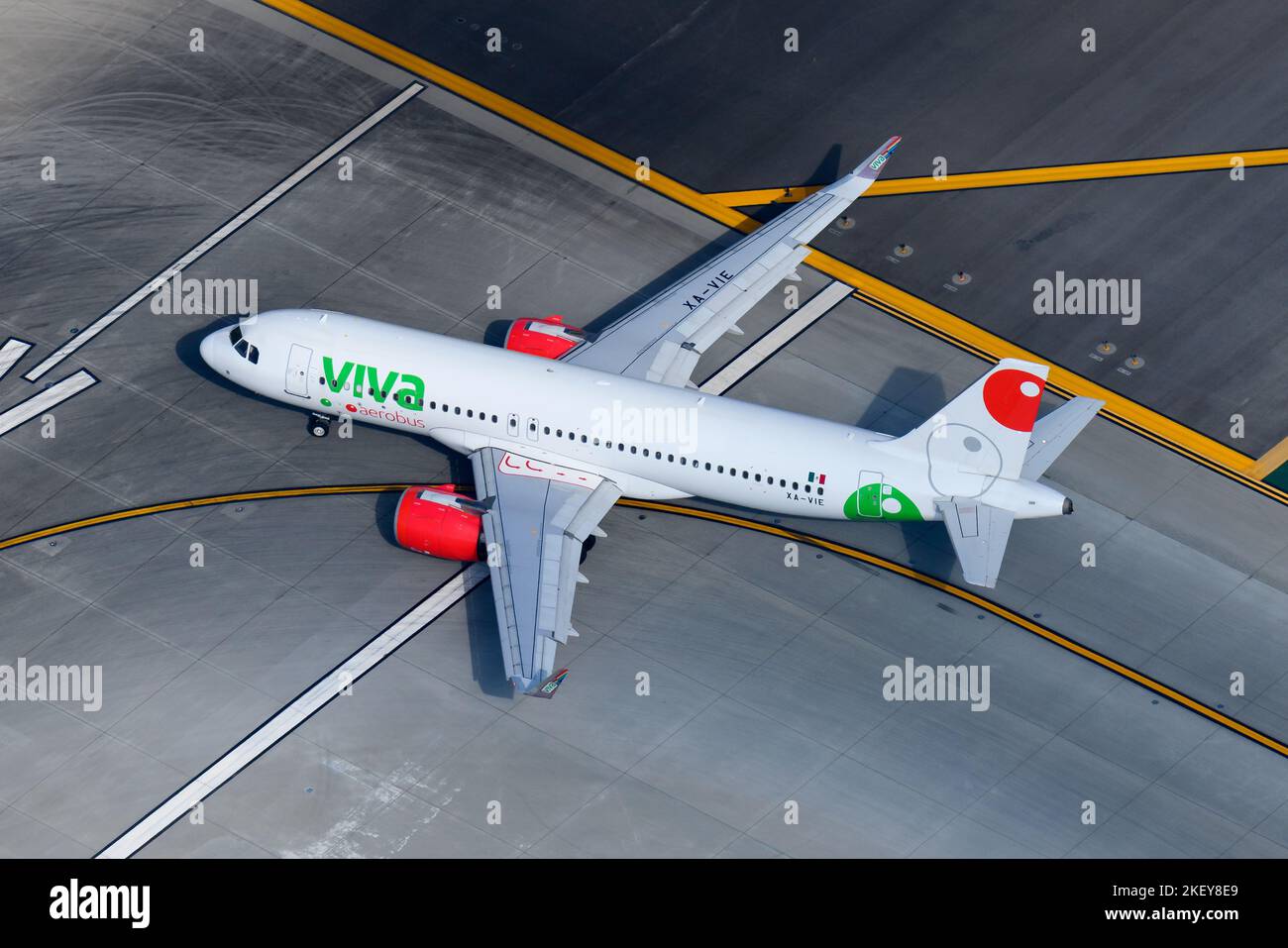 Viva Aerobus Airbus A320neo. Compagnie aérienne Viva Aerobus du Mexique ...