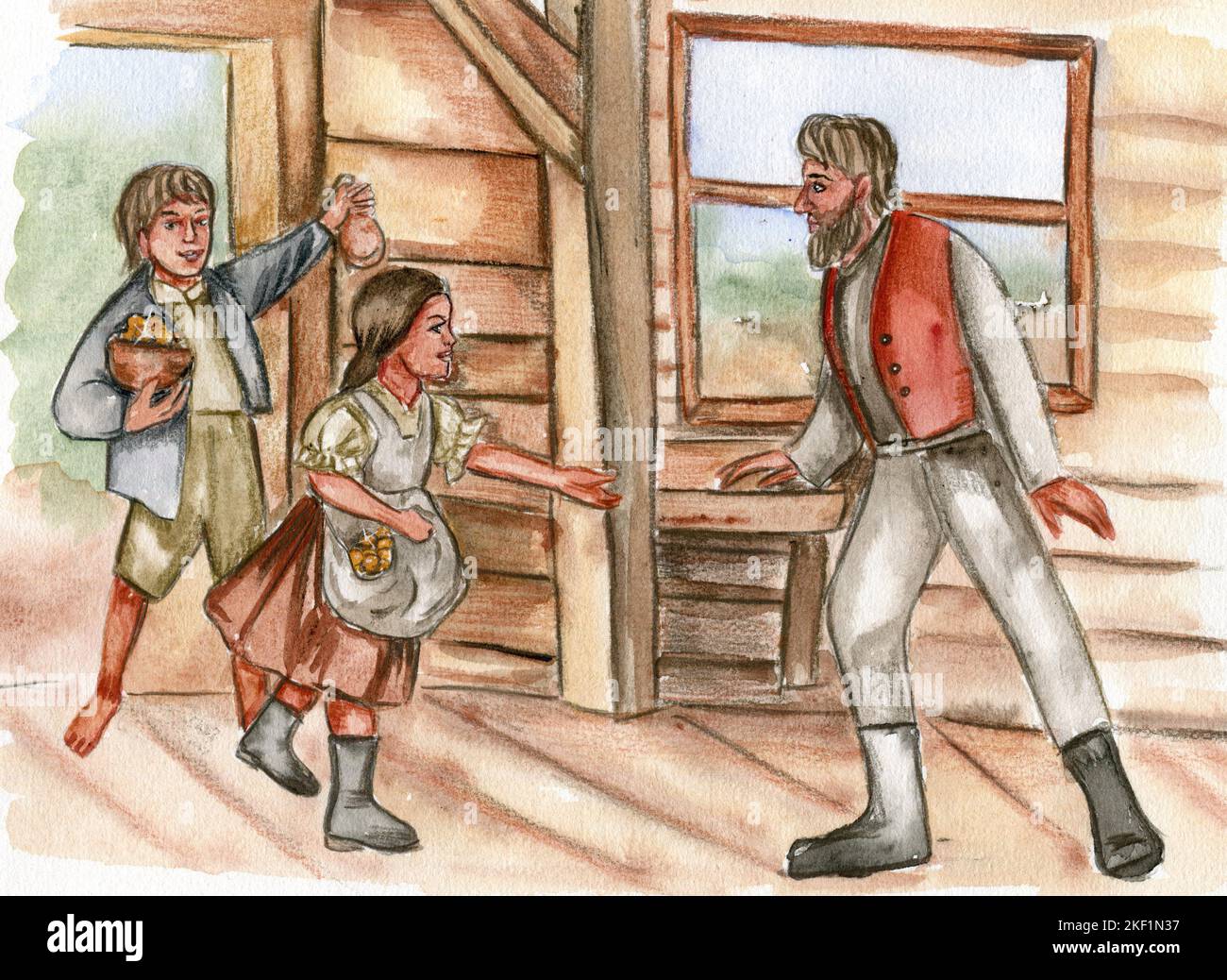 Hansel and gretel illustration Banque de photographies et d’images à ...