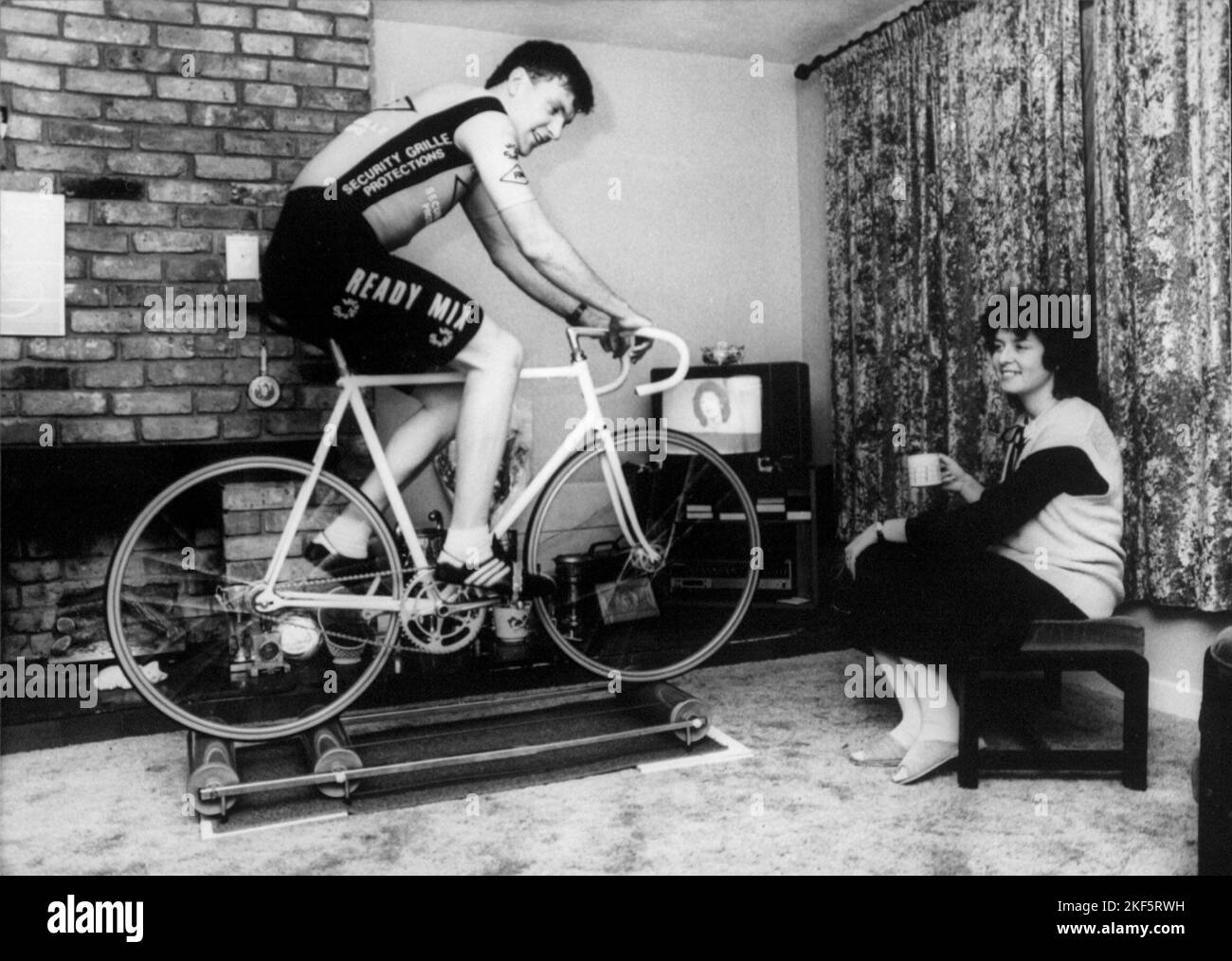 Tony Doyle trouve un moyen de s'entraîner sans avoir à braver les nuits ...