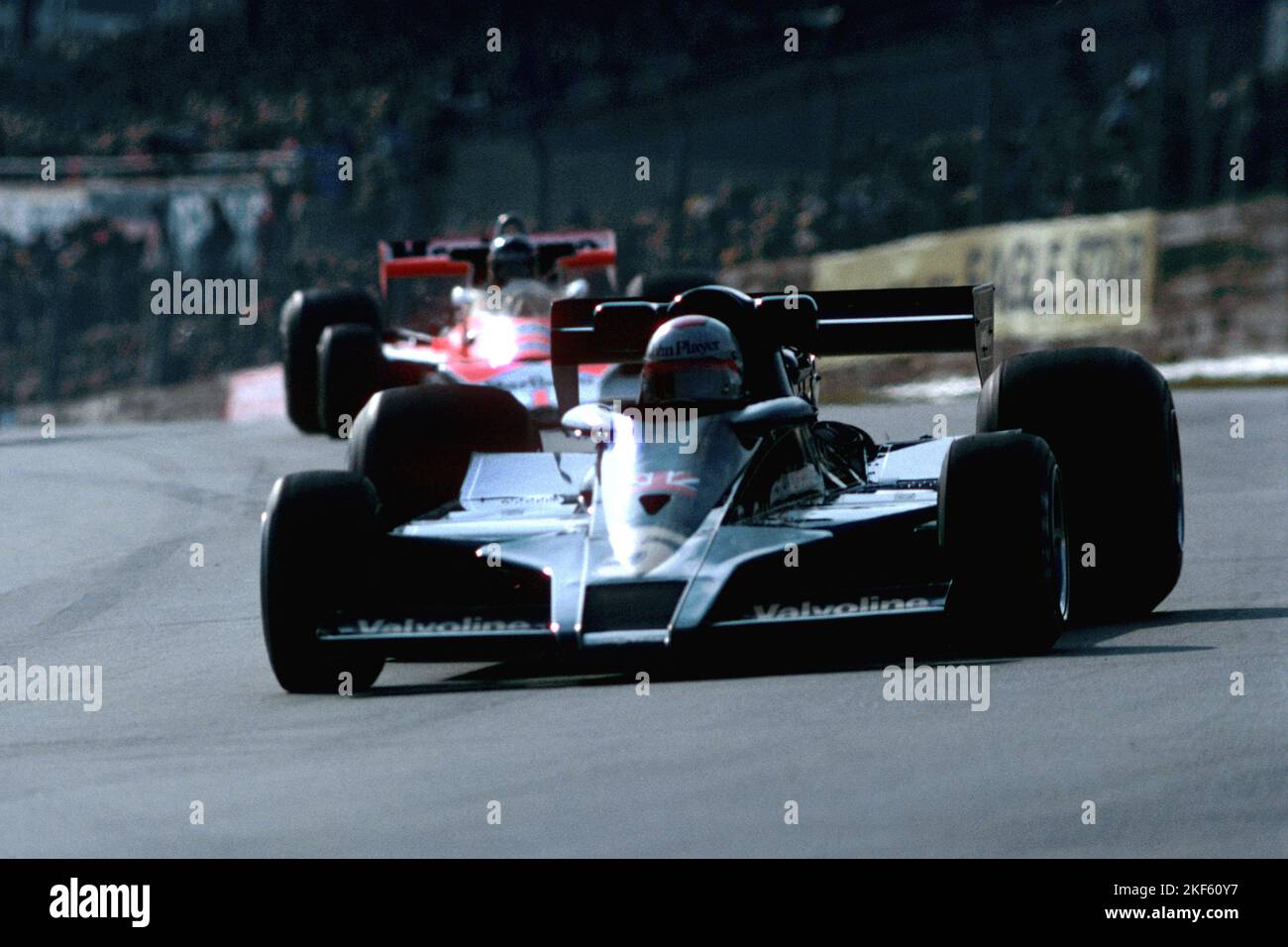 L'américain Mario Andretti à bord de son Lotus 78 Ford lors de la ...