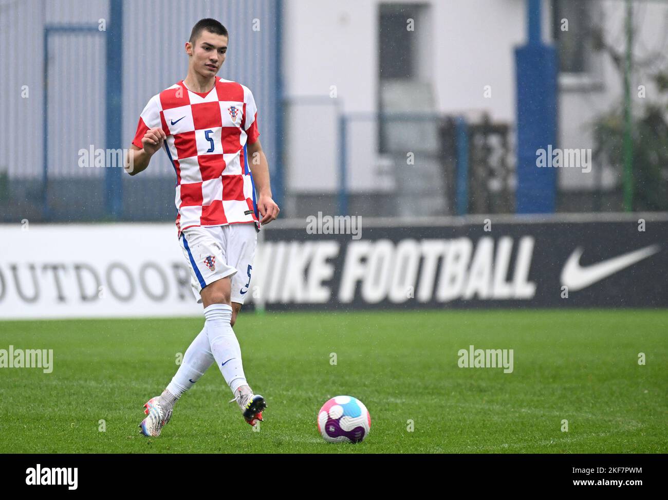 Zagreb, Croatie. 16 novembre 2022 Moreno Zivkovic de Croatie lors du ...
