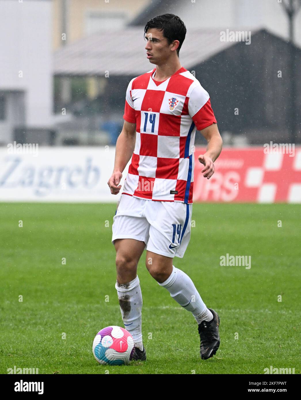 Zagreb, Croatie. 16 novembre 2022 Dominik Prpic de Croatie lors du ...
