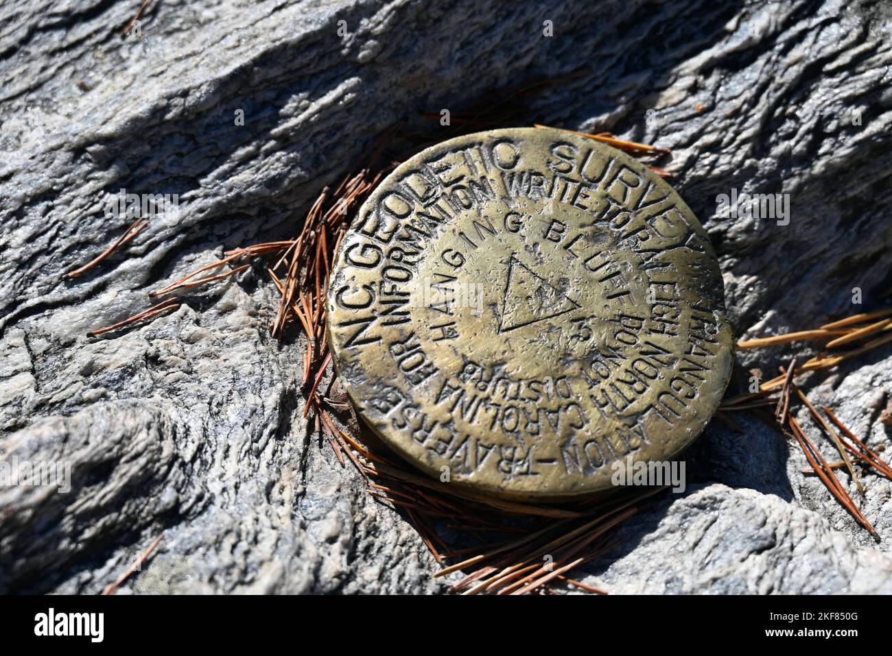 Geodetic survey marker Banque de photographies et d’images à haute ...