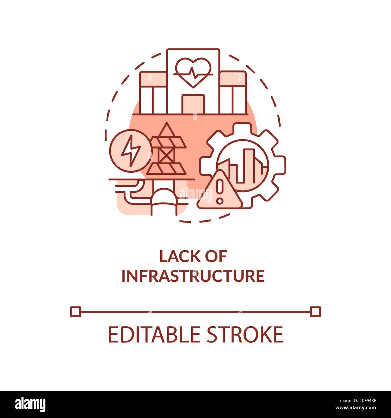 Manque d'infrastructures Banque d'images vectorielles - Alamy