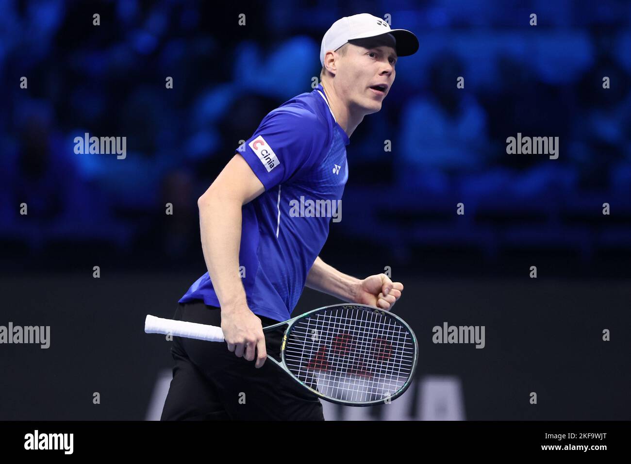 Turin, Italie,17/11/2022, Harri Heliovaara de Finlande célèbre lors du ...