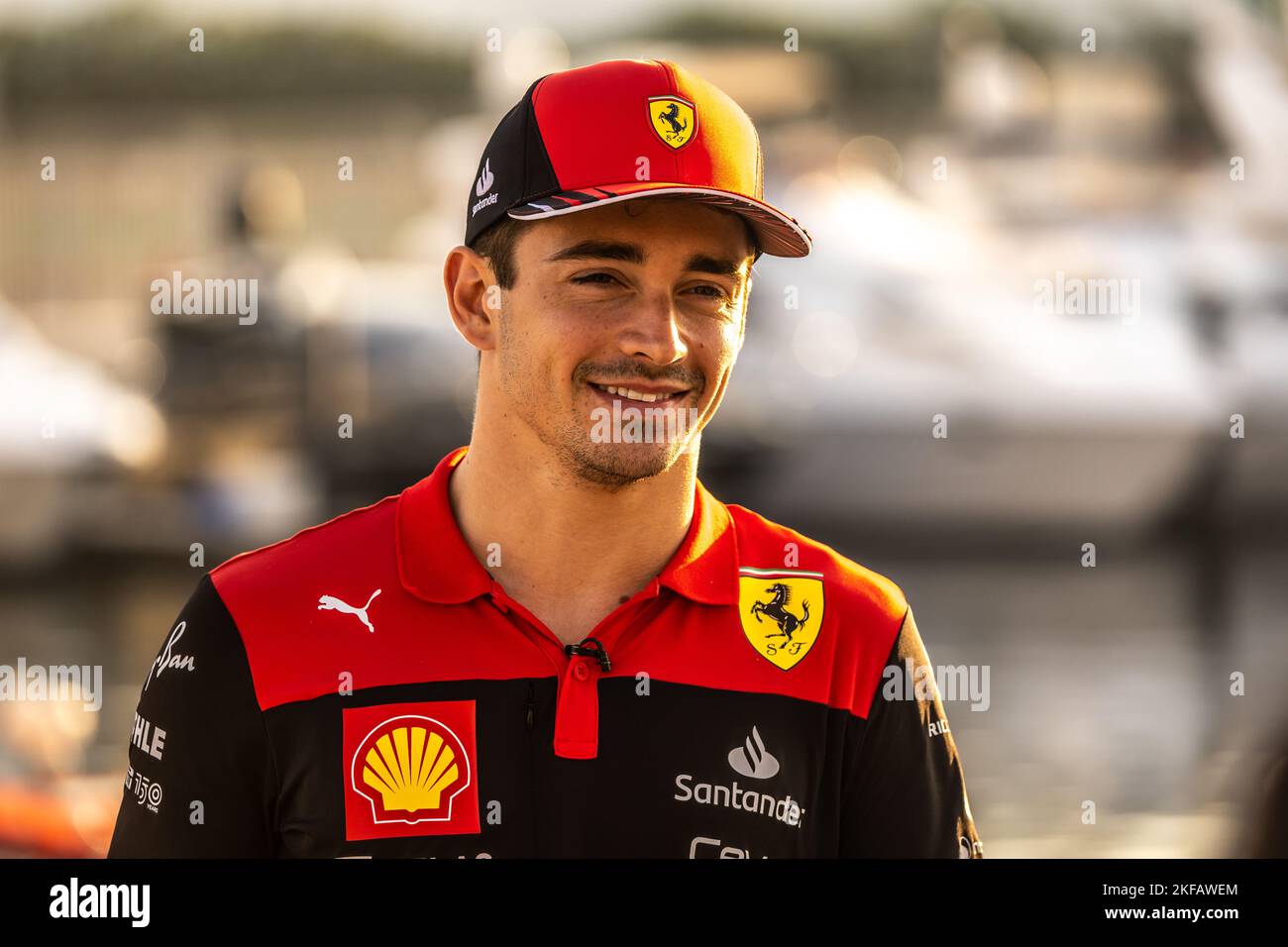 Charles Leclerc (mon) Ferrari. 17.11.2022. Championnat du monde de ...