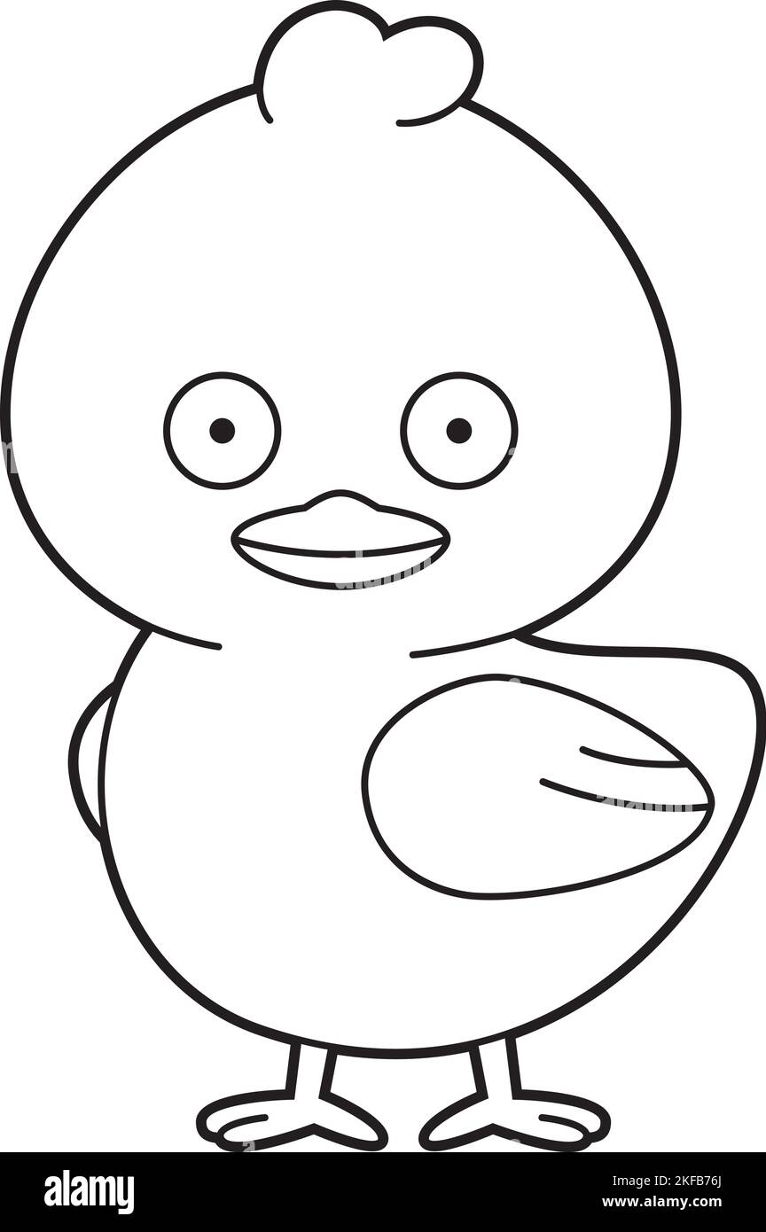 Poussin drôle Banque d'images vectorielles - Alamy