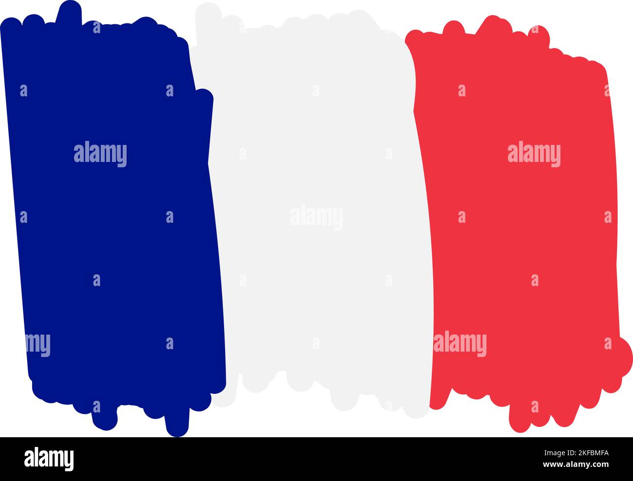 Le drapeau national de france tricolour drapeau de france Banque d ...