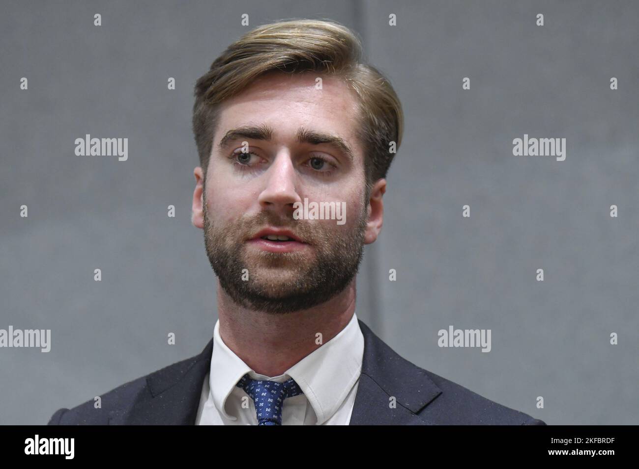 Pays-Bas, la Haye, 15 novembre 2022 Freek Jansen FVD membre du ...