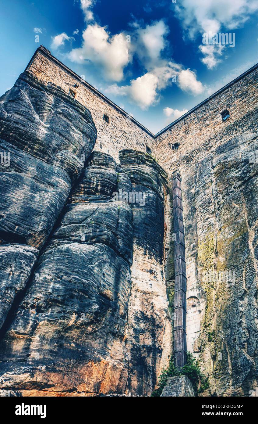 La forteresse de Königstein est l'une des plus grandes forteresses de ...