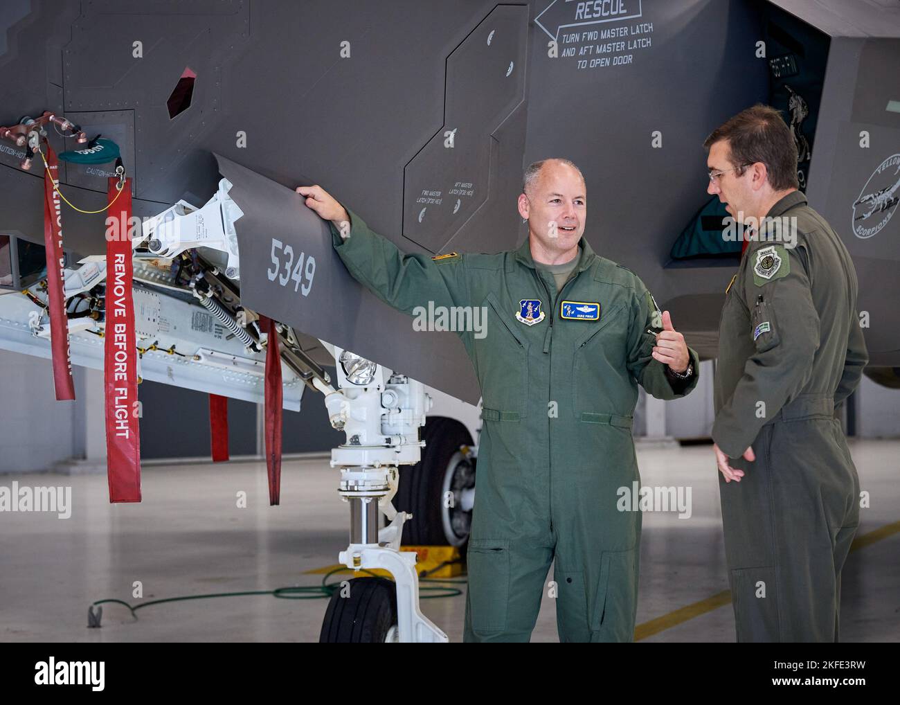 Le major général de la Force aérienne des États-Unis, Duke A. Pirak, à ...