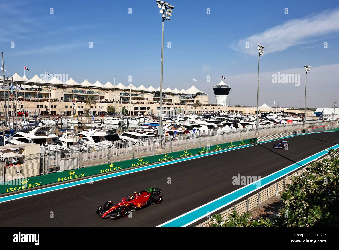 Robert Shwartzman (RUS) / (ISR) Ferrari F1-75 pilote de développement. Grand Prix d'Abu Dhabi ...