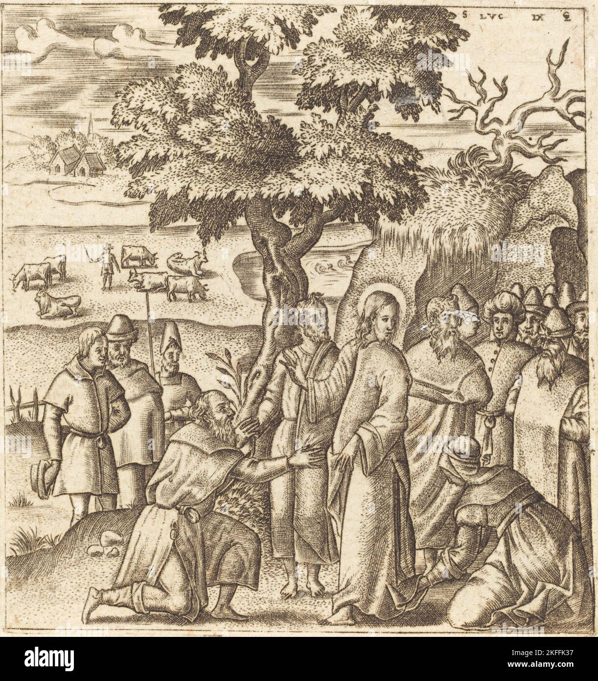 Jésus guérit les malades Banque de photographies et d’images à haute ...