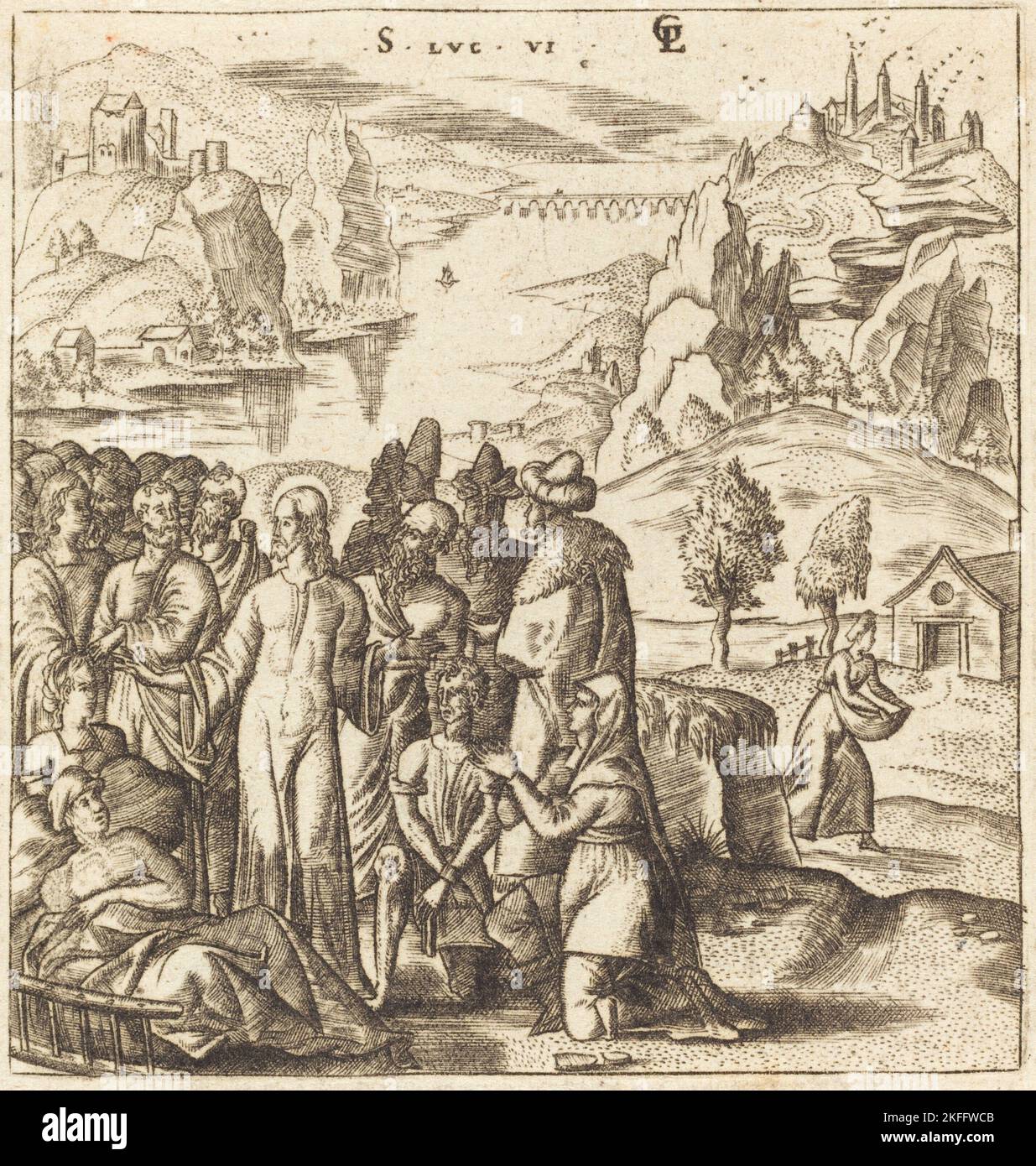 Jésus guérit les malades Banque de photographies et d’images à haute ...