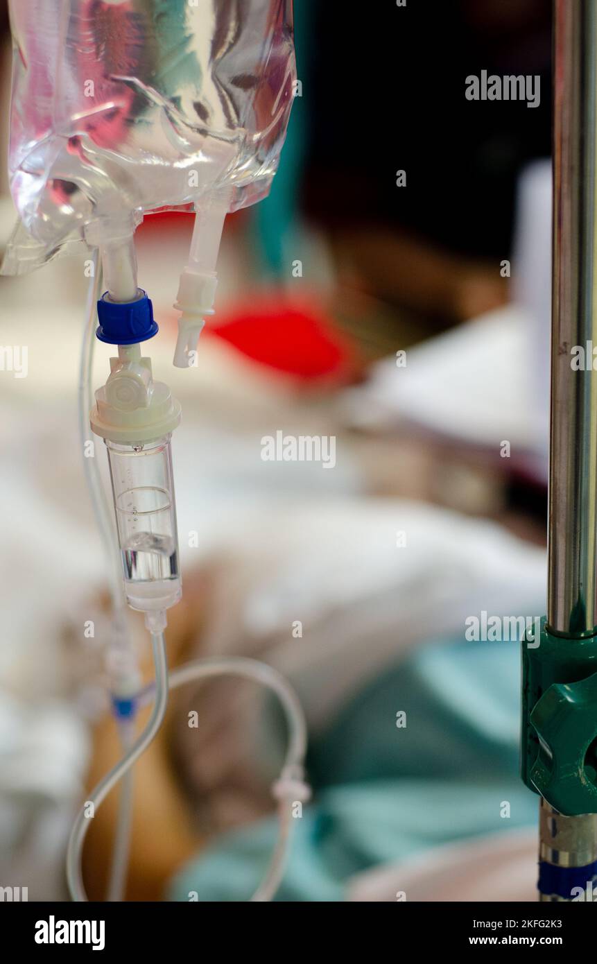 Injection intraveineuse bloc opératoire Banque de photographies et d ...