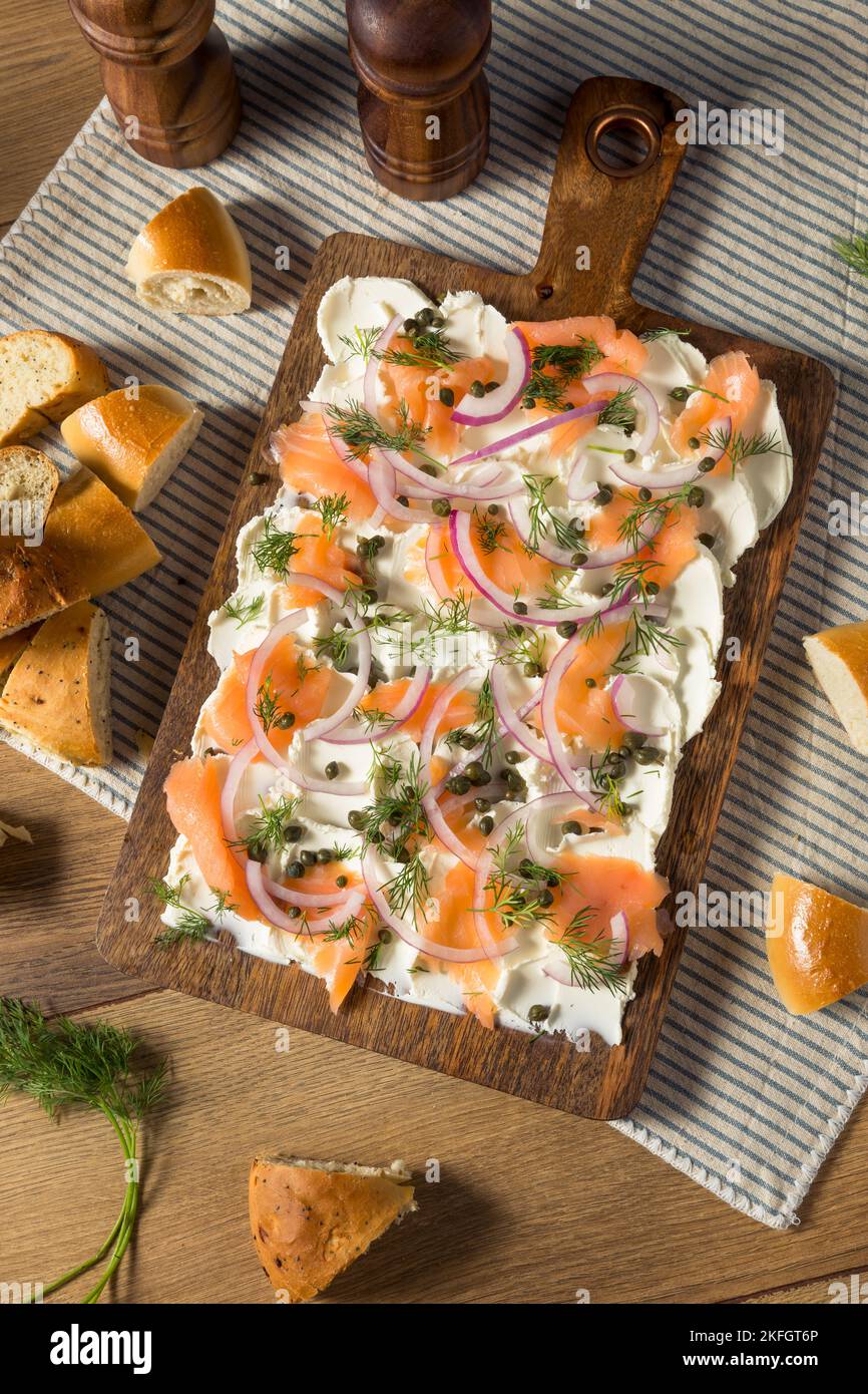 Bagel brunch board Banque de photographies et d’images à haute ...