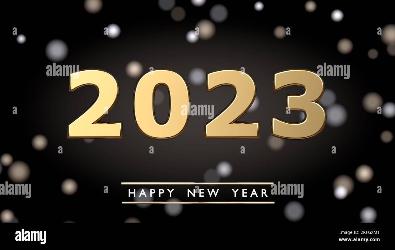 Carte de voeux de nouvel an 2023 Banque de photographies et d’images à ...