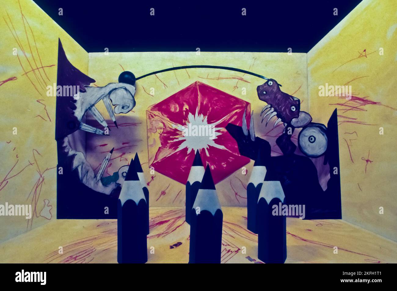 Hambourg, Moorwiese, 1987, Vergnügungspark Luna-Luna von Andre Heller ...