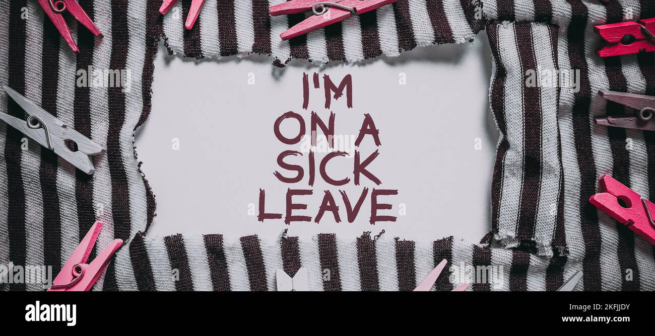 Présentation conceptuelle Je Suis en congé de maladie. Approche ...