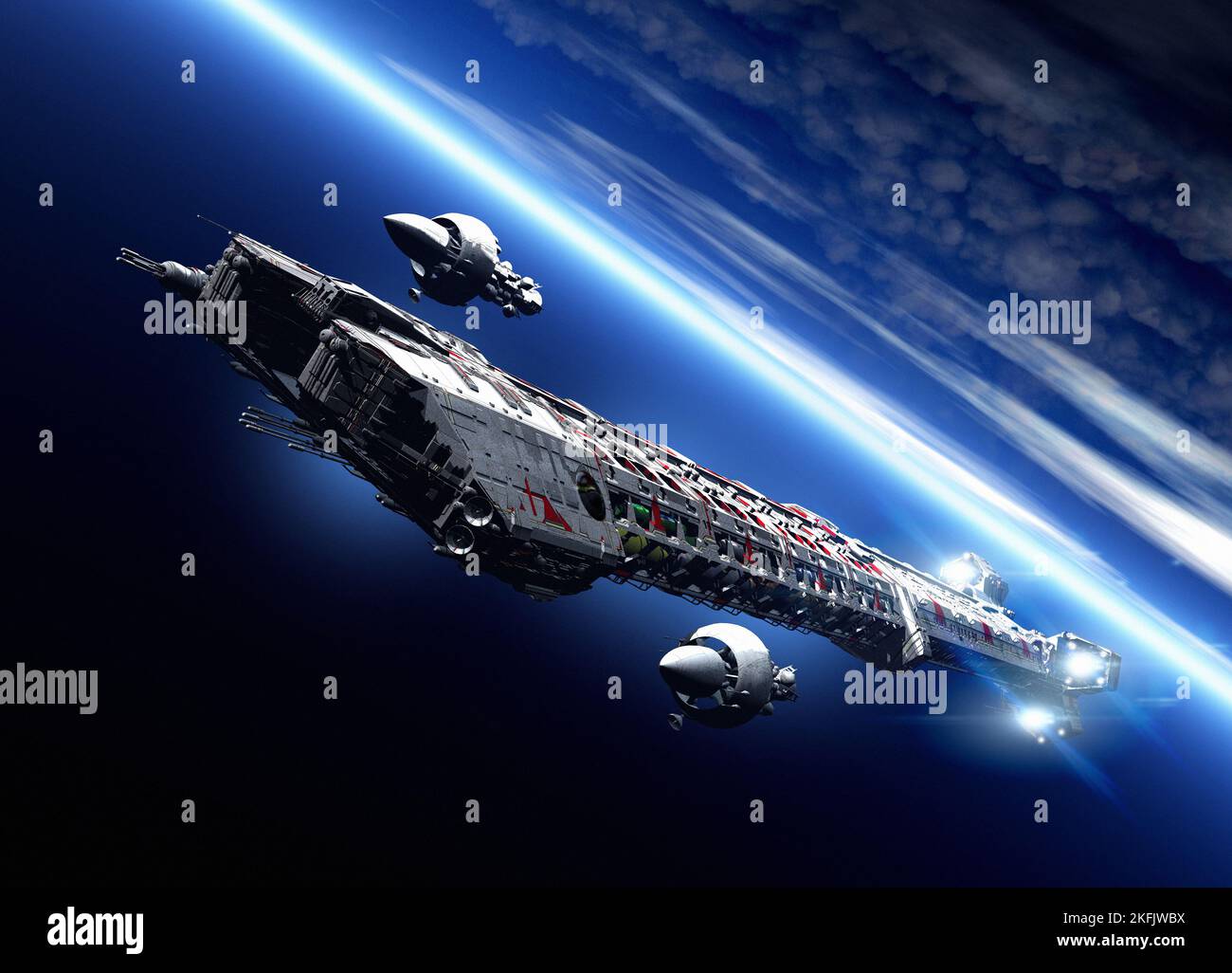 Orbite du vaisseau spatial Banque de photographies et d’images à haute ...