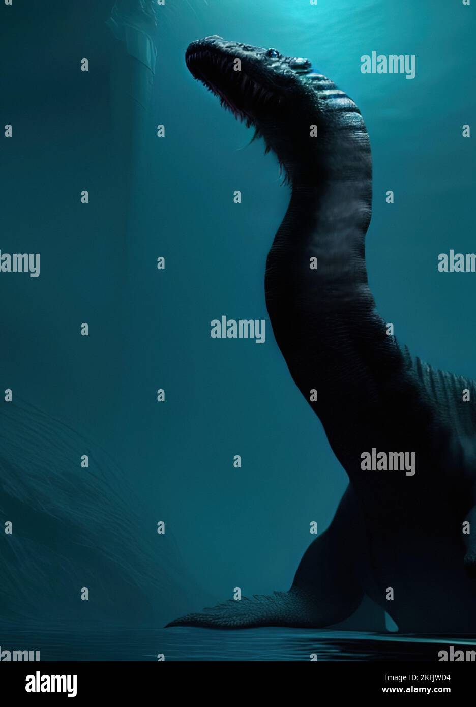 Loch ness monster artwork Banque de photographies et d’images à haute ...