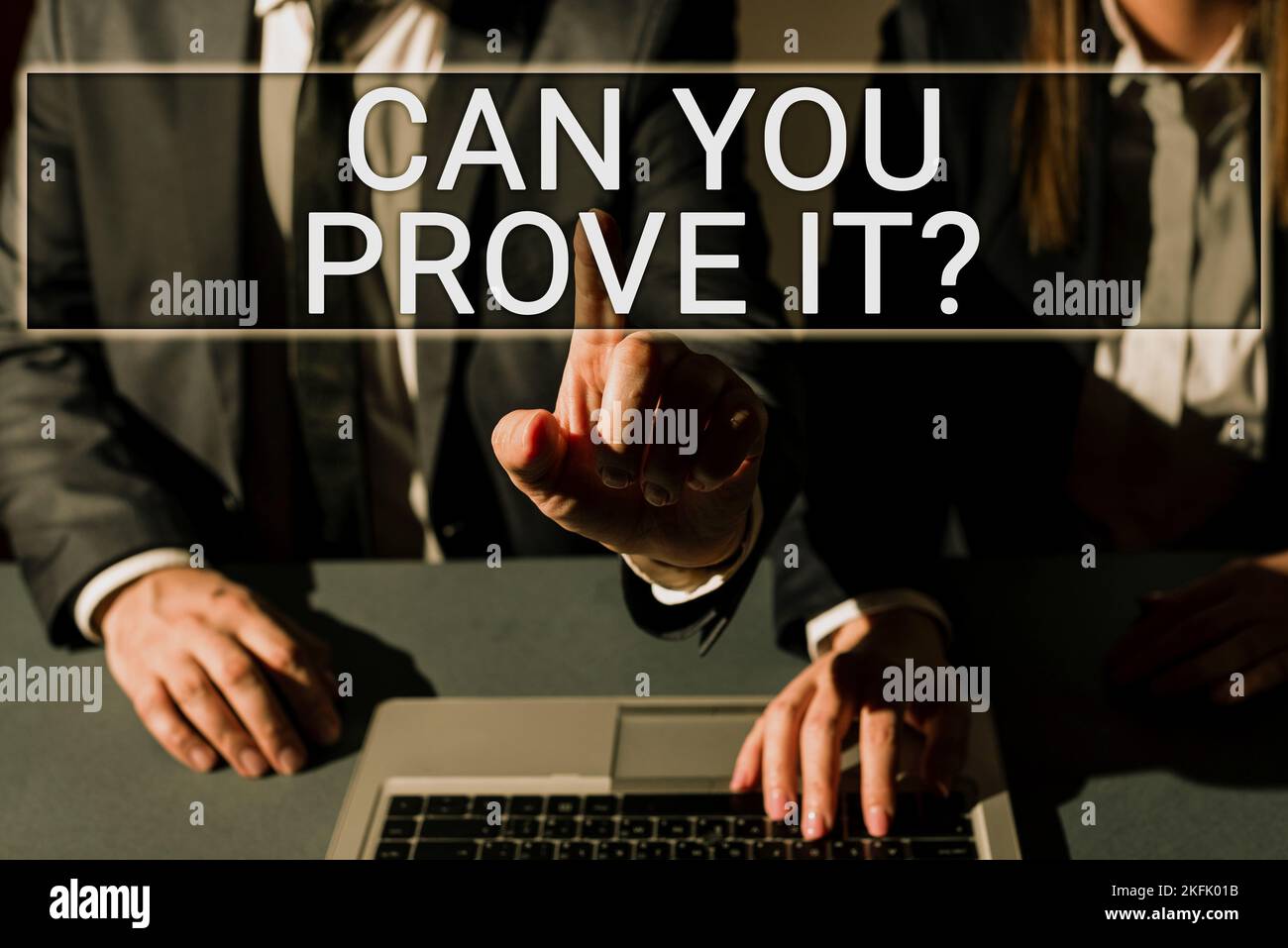 Affiche de texte montrant pouvez-vous le prouver. Concept Internet ...