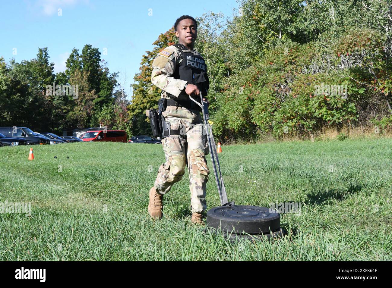 Des soldats du bataillon de la police militaire 91st et du personnel ...
