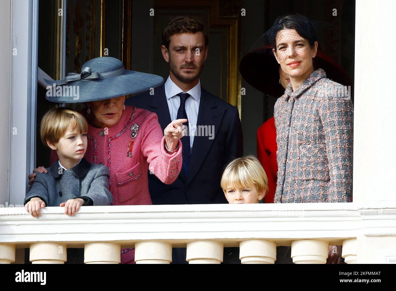 La princesse Caroline de Hanovre, Charlotte Casiraghi, Pierre Casiraghi ...