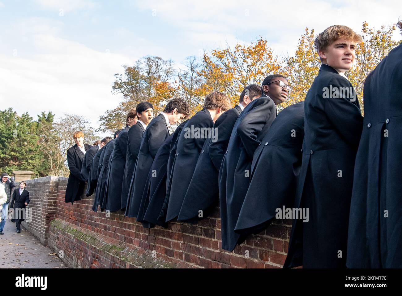 Eton college school wall game Banque de photographies et d’images à ...
