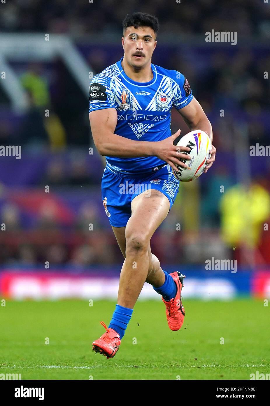 Joseph Suaali'i de Samoa lors de la finale de la coupe du monde de ...