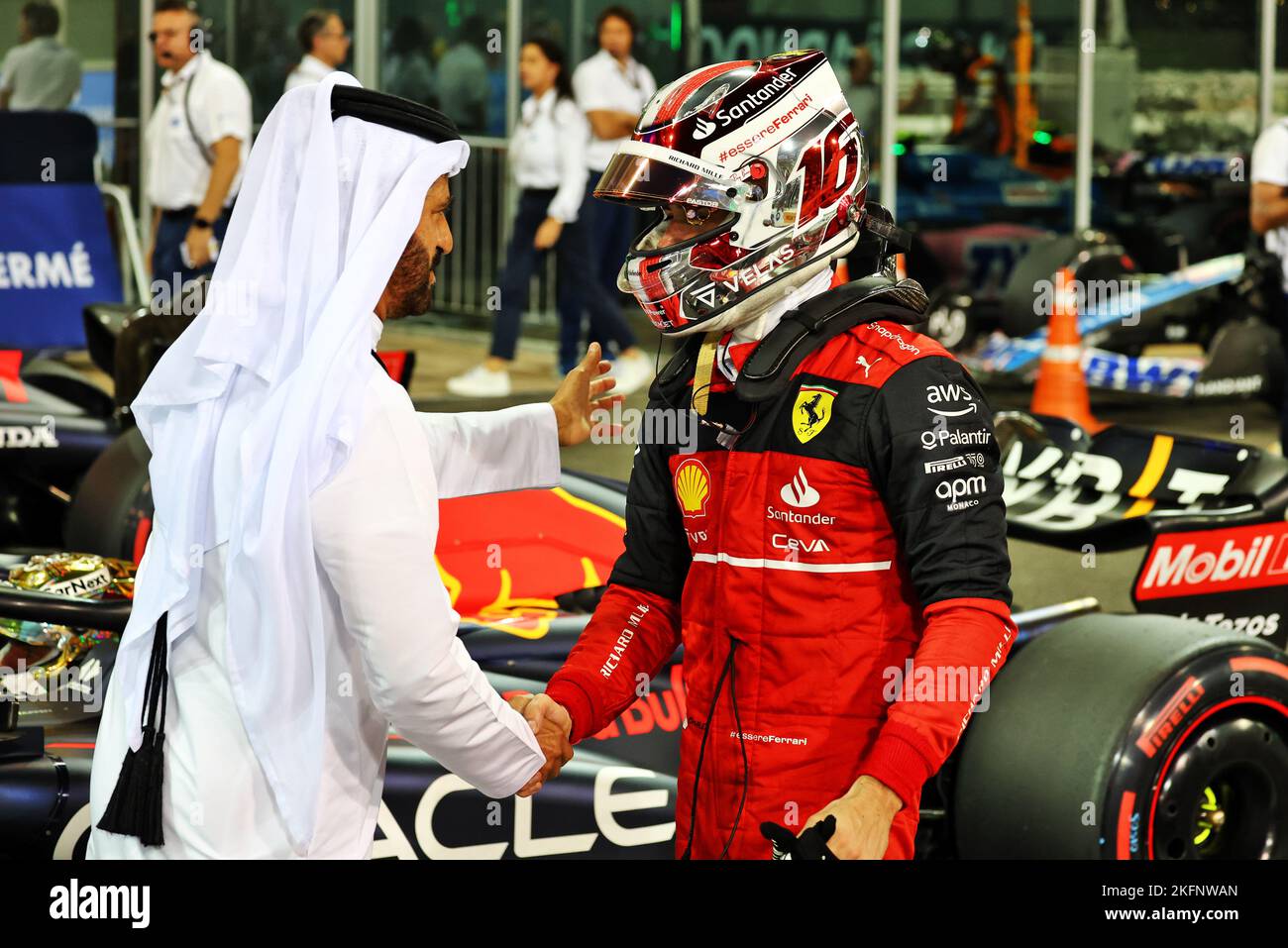 Abu Dhabi, Émirats arabes Unis. 19th novembre 2022. (De gauche à droite): Mohammed Bin Sulayem ...