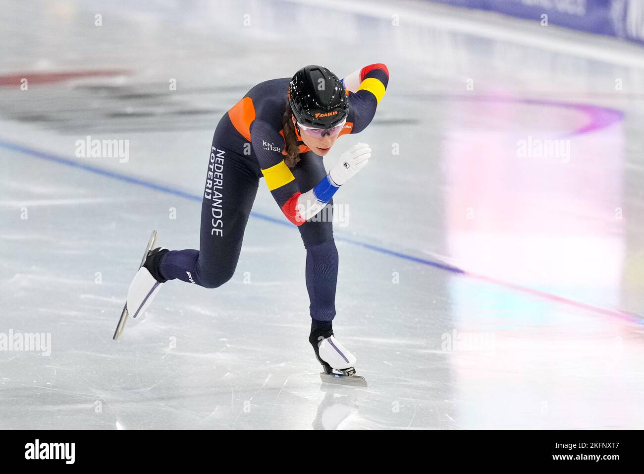 HEERENVEEN, PAYS-BAS - NOVEMBRE 19 : Femke Kok des pays-Bas en ...