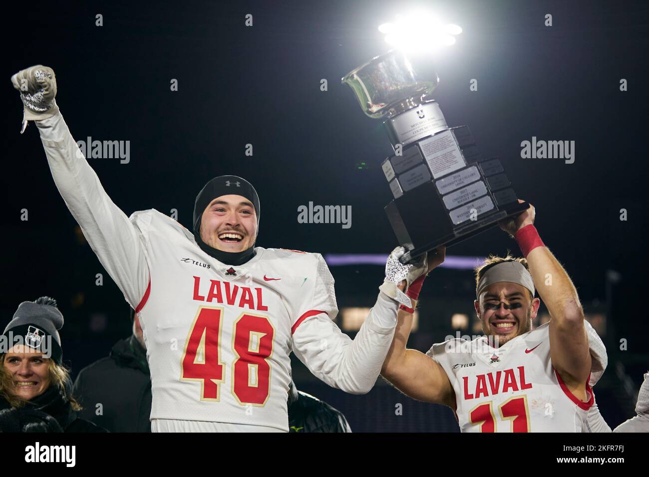 19 novembre 2022, Londres, ON, Canada : Ian Leroux, À gauche, et ...