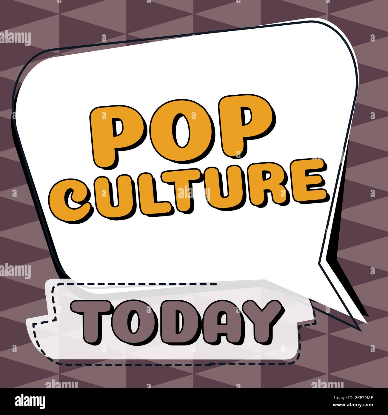 Texte d'écriture Culture pop. La photo conceptuelle décrit le style de ...